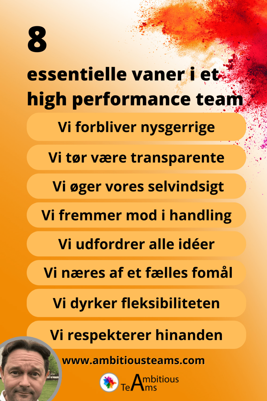 8 Essentielle Adfærdsformer I Et High Performance Team